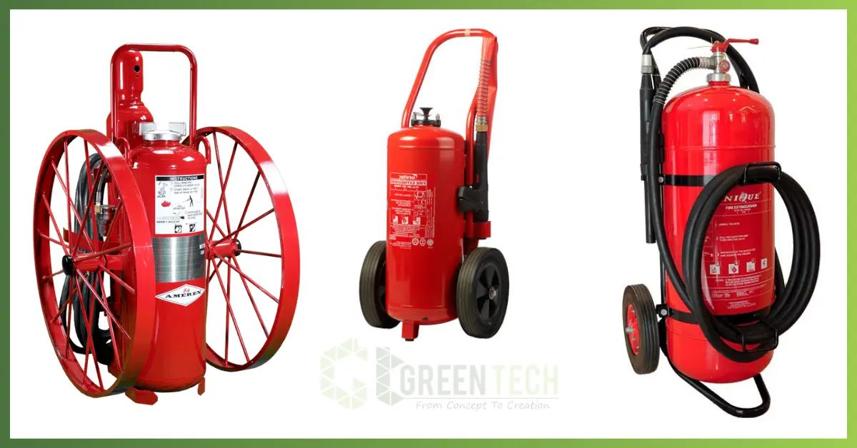 Wheeled Fire Extinguisher - Portable Fire Safety